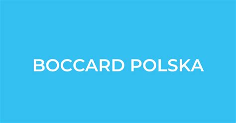 Boccard Kates Boccard Polska Boccard