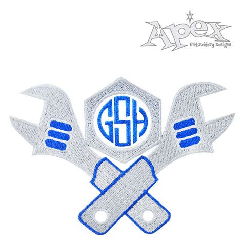 Compass Tool Embroidery Design Apex Embroidery Designs Monogram