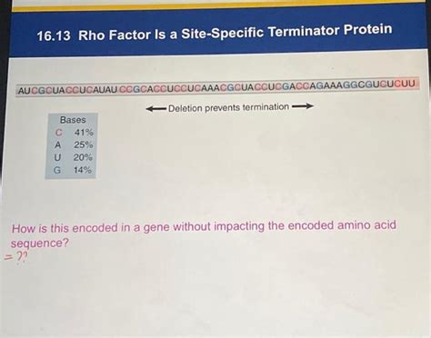 Solved How Is This Encoded In A Gene Without Impacting The