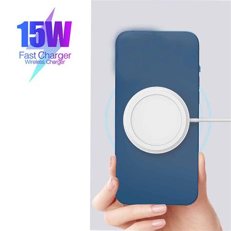 Latrodar Magnetic Wireless Charger Separate Type 15W Fast Wireless Charging Pad IOS And Android