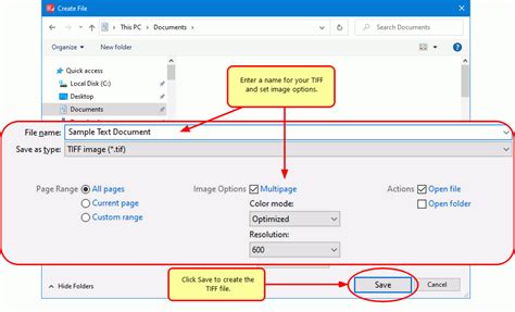 Convert To TIFF Any File Create TIFF PNG Adobe PDF