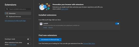 Download Edge Extension LockSelf Support