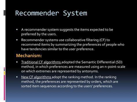 Ppt Collaborative Filtering And Recommender Systems Powerpoint