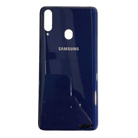 Tapa Trasera Samsung A20s Azul Evophone La Mejor Calidad De