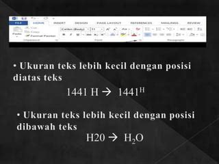 Belajar Dasar Microsoft Word Ppt