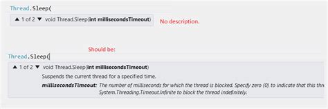 Net Visual Studio 2012 Intellisense Shows But No Summary