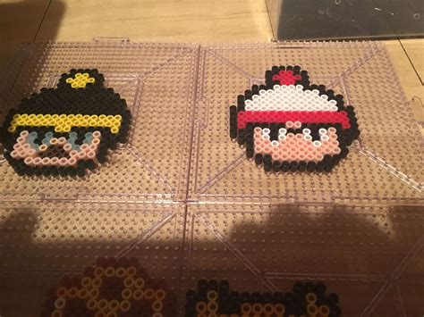 Wheres Waldo And Odlaw Mario Mushrooms Perler Beads Wheres Waldo