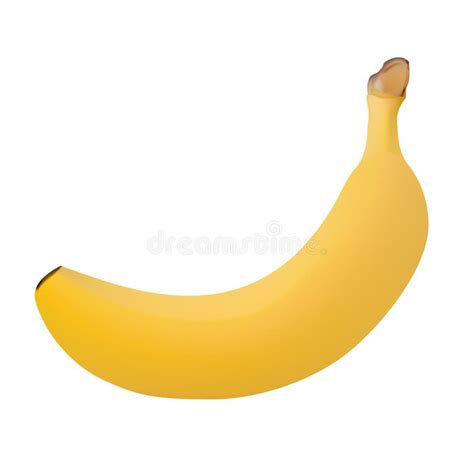 Vector Of A Banana Gradient Mesh Eps10 Format Stock Vector
