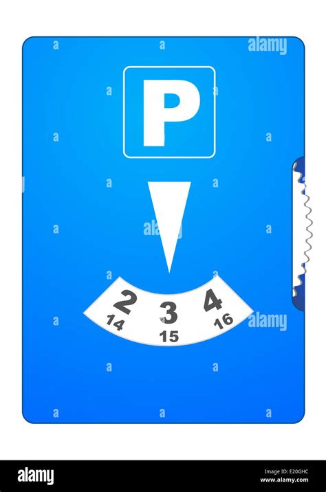 Parking disc hi-res stock photography and images - Alamy