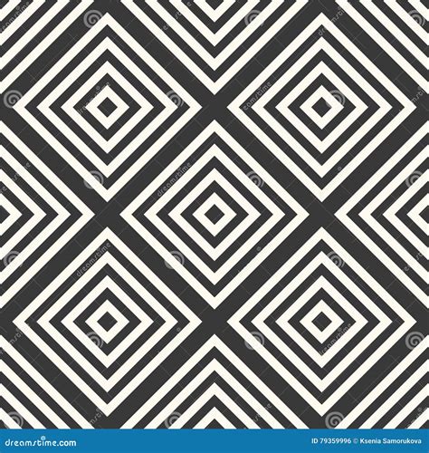 Abstract Seamless Geometric Pattern Rhombus Stock Vector Illustration Of Ornament Pattern