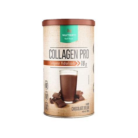 Nutrify Collagen Pro Chocolate Belga 450g Armazém Fit Store Juvevê