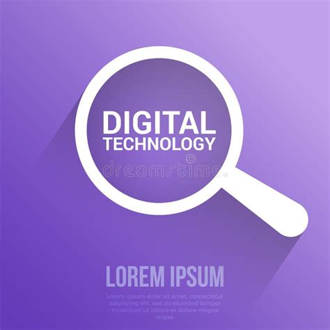 Information Concept Magnifying Optical Glass With Words Info Stock