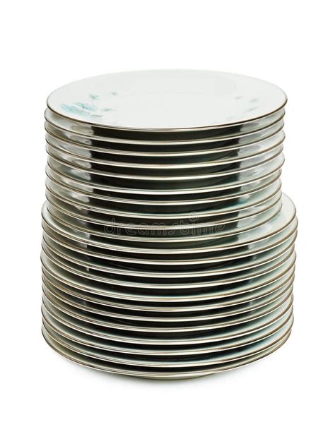 Stack Of Plates Stock Image Image Of Flatware Dessert 18167145