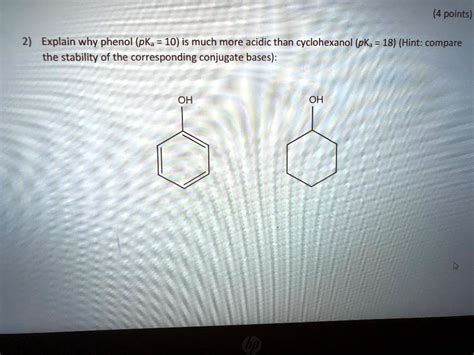 What Phenol Is More Acidic Than Cyclohexanol At Sandra Slavin Blog