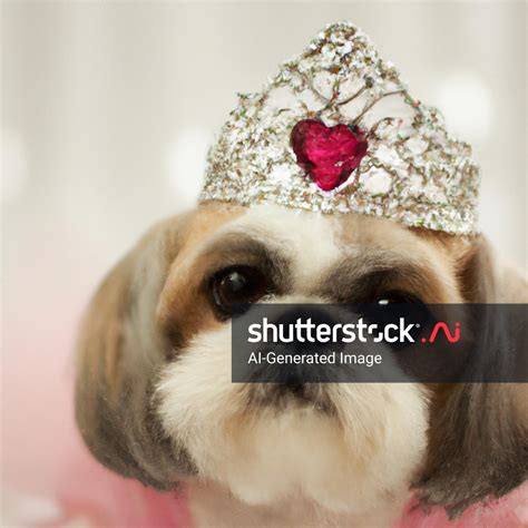 Shih Tzu Princess Ai Generated Image 2372368271 Shutterstock