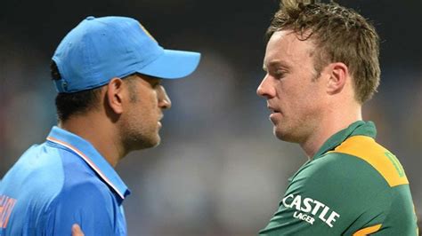 Ms Dhoni Is The Best Finisher Ever Ab De Villiers Settles The Debate