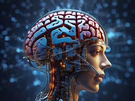 Premium Photo Artificial Intelligence Brain A Human Brain With Ai