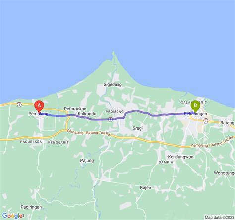 Jarak Dan Waktu Tempuh Dari Kab Pemalang Ke Kota Pekalongan Navi Id