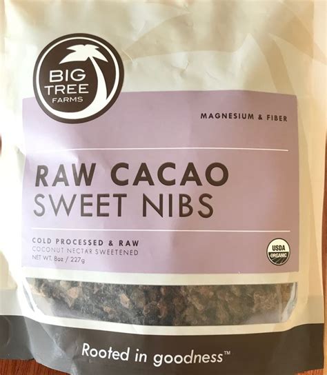 Organic Raw Cacao Sweet Nibs Chocolate Substitute