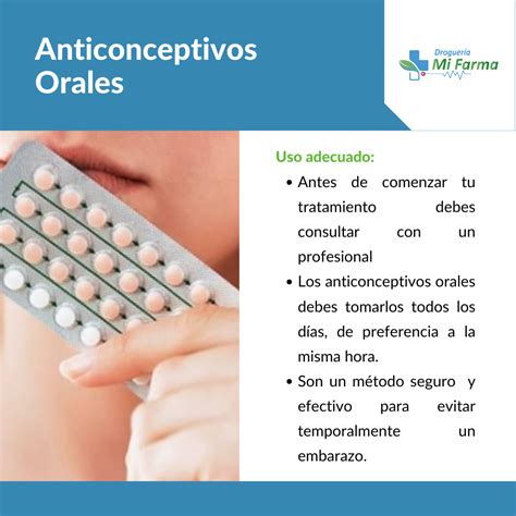 Los Anticonceptivos Orales Son Drogueria Mi Farma