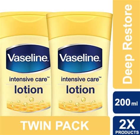 Paket Isi Vaseline Body Lotion Intensive Care Deep Restore Ml