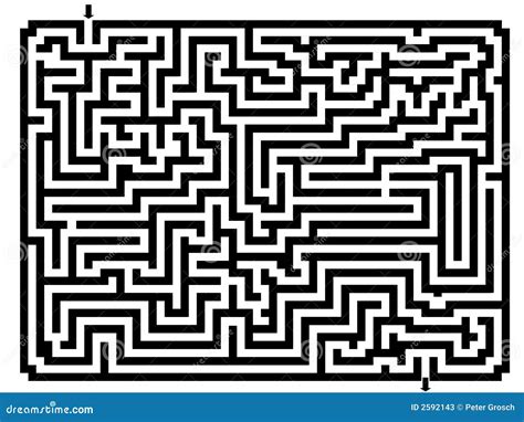 Labyrinth 库存例证 插画 包括有 决策 希望 艺术 暗示 奥秘 模式 迷宫 帮助 2592143