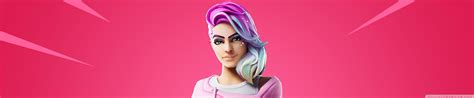 Fortnite Game Starlie Skin Outfit 4k Uhd Wallpaper For Ultrahd Desktop