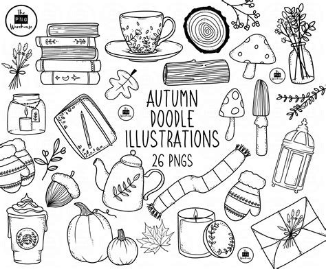 Autumn Doodles Pattern Artofit