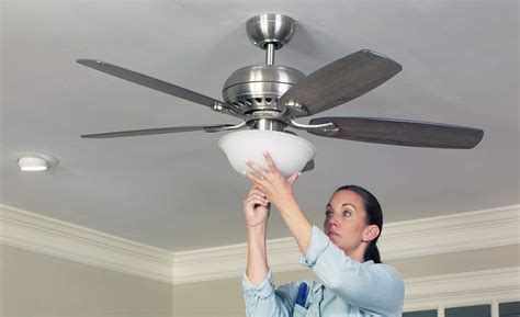 Replacing Light Shade On Ceiling Fan