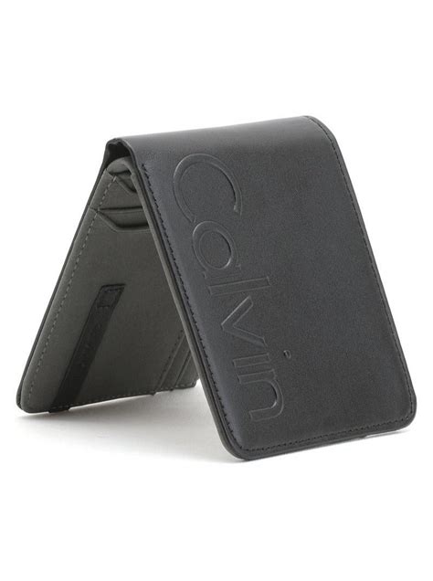 Ck Black Leather Wallet For Men