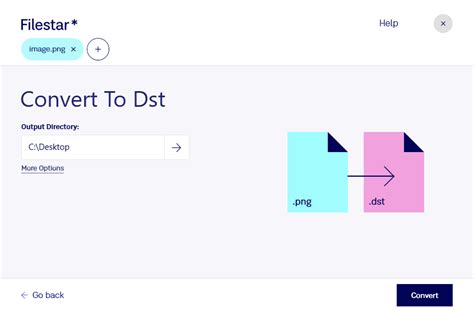 Convert PNG To DST Bulk Conversion With Filestar