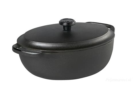 Oválny liatinový hrniec s pokrievkou l Príjemné veci sk