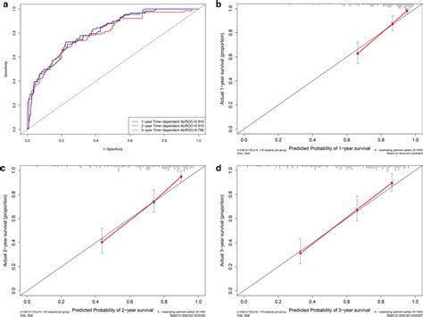 Performance Of The Nomogram In The Model Cohort A Time Dependent Download Scientific Diagram