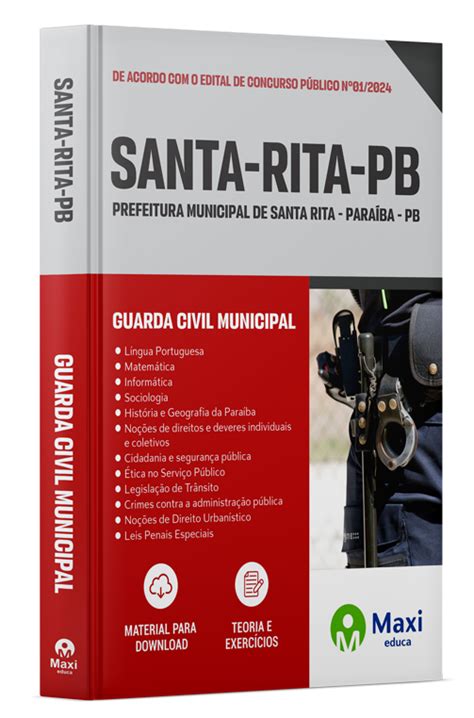 Apostila Prefeitura De Santa Rita Pb 2024 Maxi Educa Maxi Educa