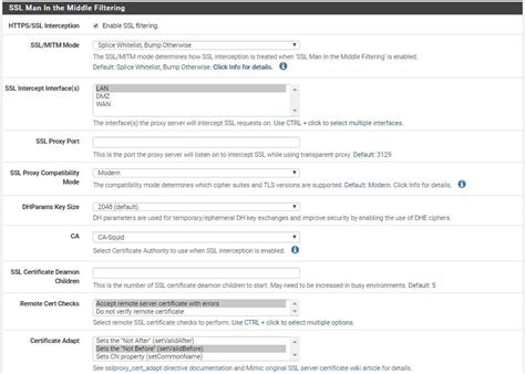 como bloquear sites ssl com pfsense