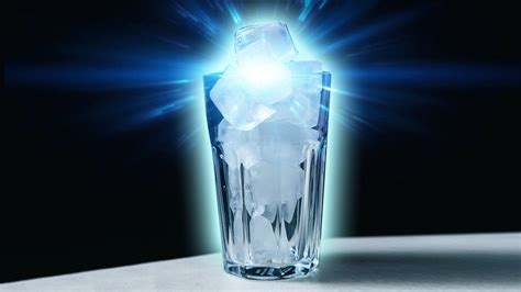 Glass Of Cold Ice Water