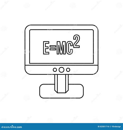 theory of relativity sketch vector illustration 10369980