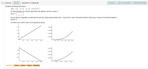 Solved Points DETAILS SCALCET XP MI MY Chegg
