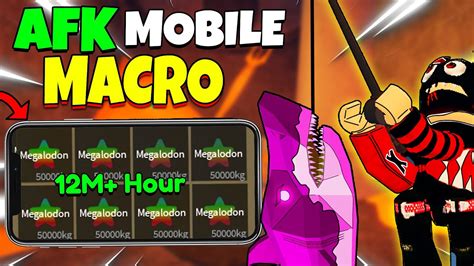 MOBILE Auto AFK Roblox Fisch Macro Roblox Fish YouTube