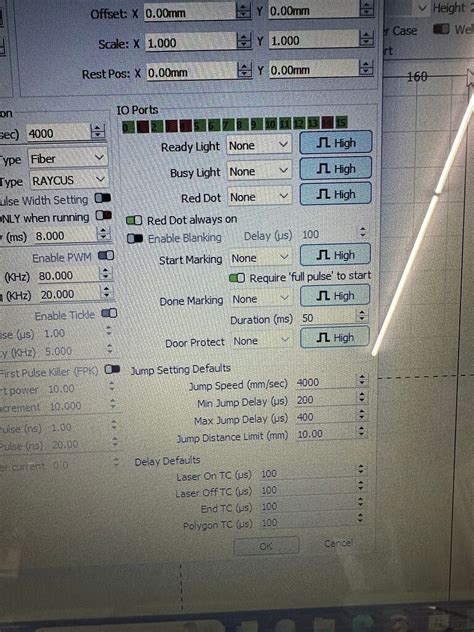 OMTech Fiber Not Framing LightBurn Software Questions LightBurn