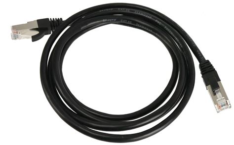 Cat 5e Patchkabel 1 5 M Schwarz Sf Utp