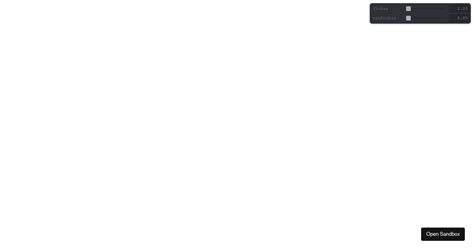 Tweakpane Core Examples Codesandbox