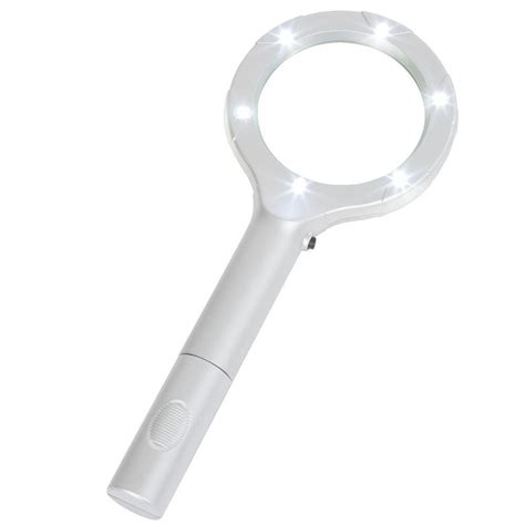 Stalwart 825 In 6 Led 4x Handheld Magnifying Glass M550001 The Home