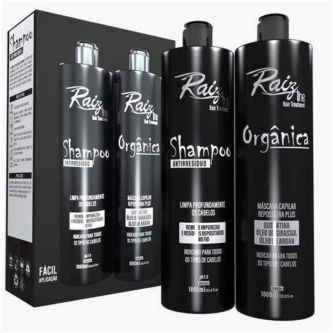 KIT Progressiva Organica RAIZ LINE Troia Hair Sem Formol Para Liso De