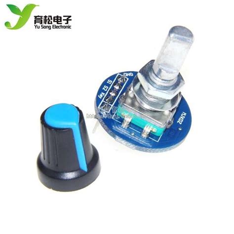Digital Rotating Encoder Module Rotating Potentiometer Rotating Potentiometer With Knob Cap