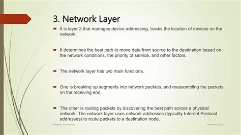 Osi Layer Pptx Computer Networking Computing