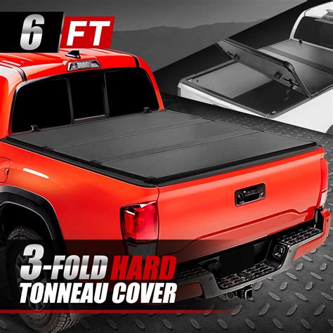 Nuvision For 05 15 Toyota Tacoma 6ft Bed Fleetside Frp Hard Solid Tri