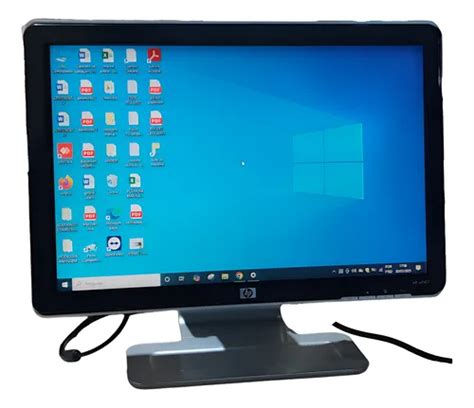Monitor Hp 19 Polegadas Com Vga E Dvi Preto Recondicionado
