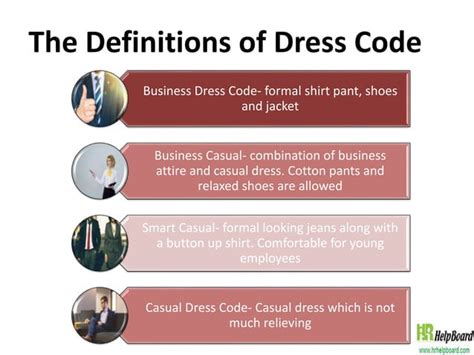 Sample Dress Code Policy Hrhelpboard Pptx