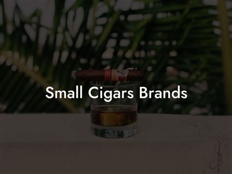 Small Cigars Brands Swinger Cigar Cigar Lifestyle